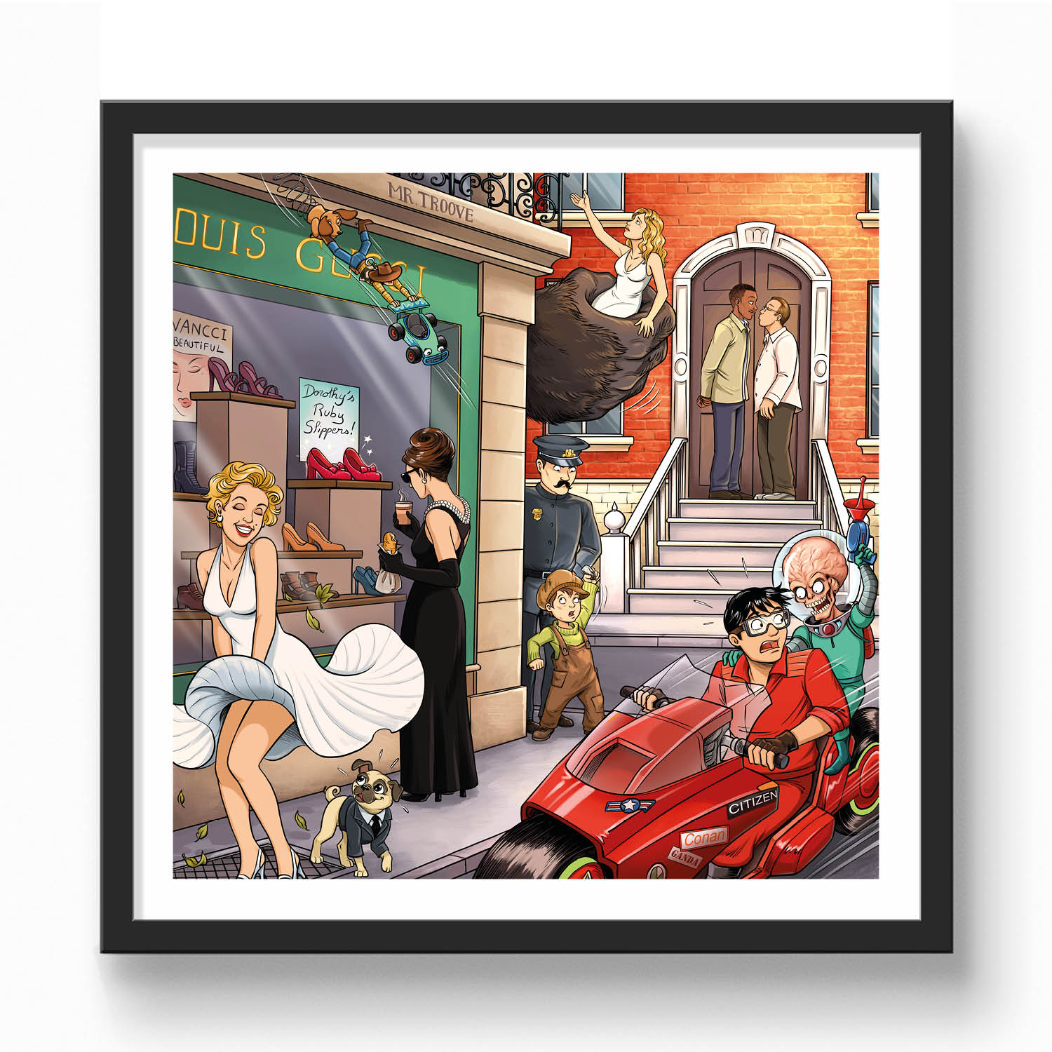 10 films à trouver - Poster 30x30cm - Rue Chic – Mr. Troove
